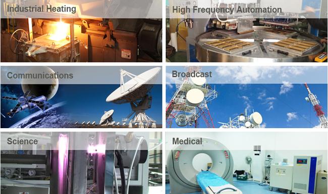 Pulsed Modulator and RF amplifier tube RF-3050F 3CPX5000A7 Forced air ...